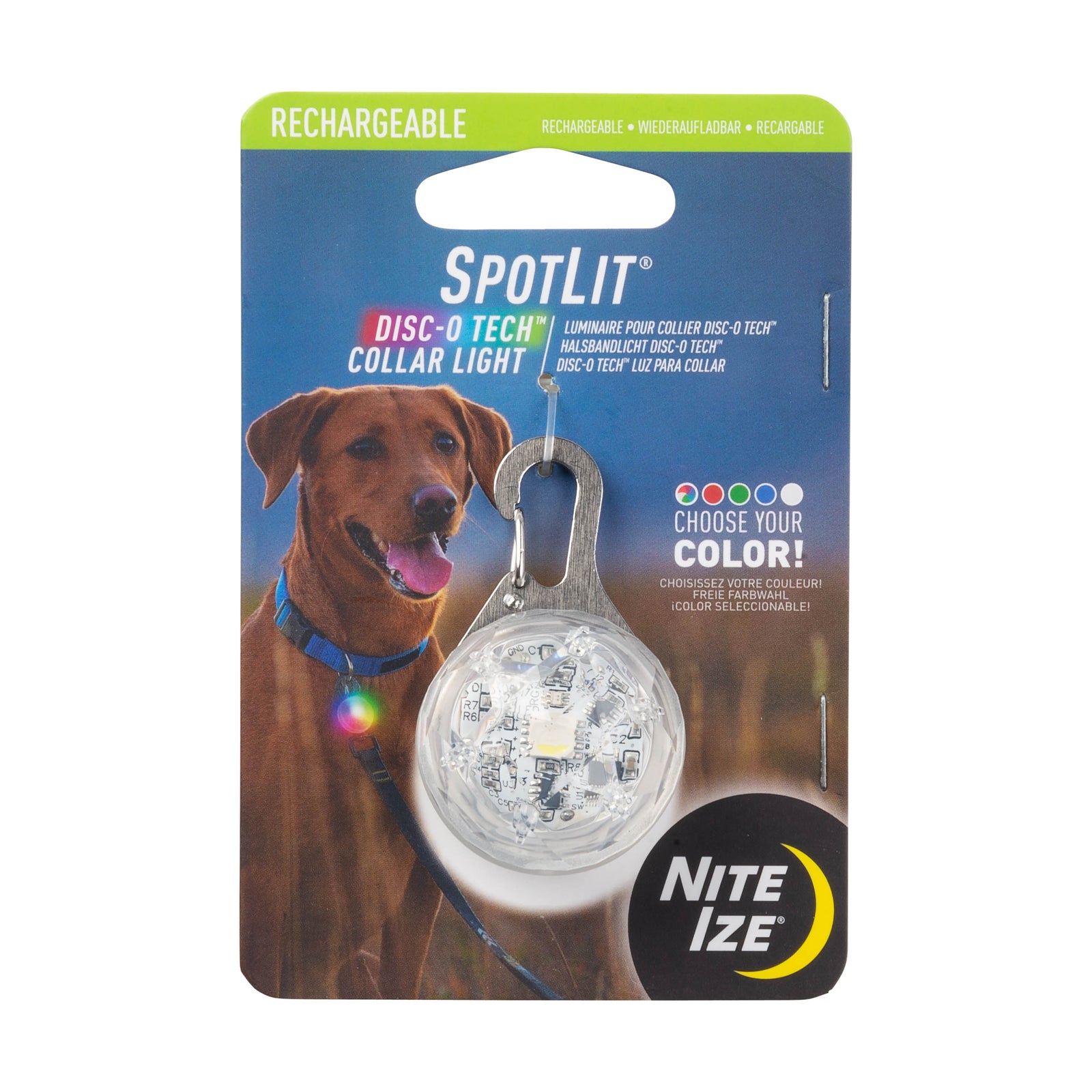 SpotLit® Rechargeable Collar Light – Nite Ize UK