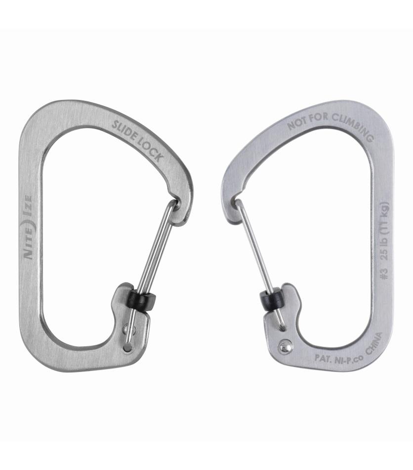 SlideLock® Carabiner Stainless Steel #3 – Nite Ize UK