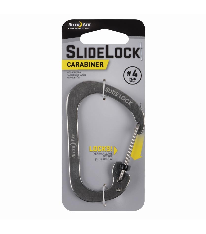 SlideLock® Carabiner Stainless Steel #4 – Nite Ize UK